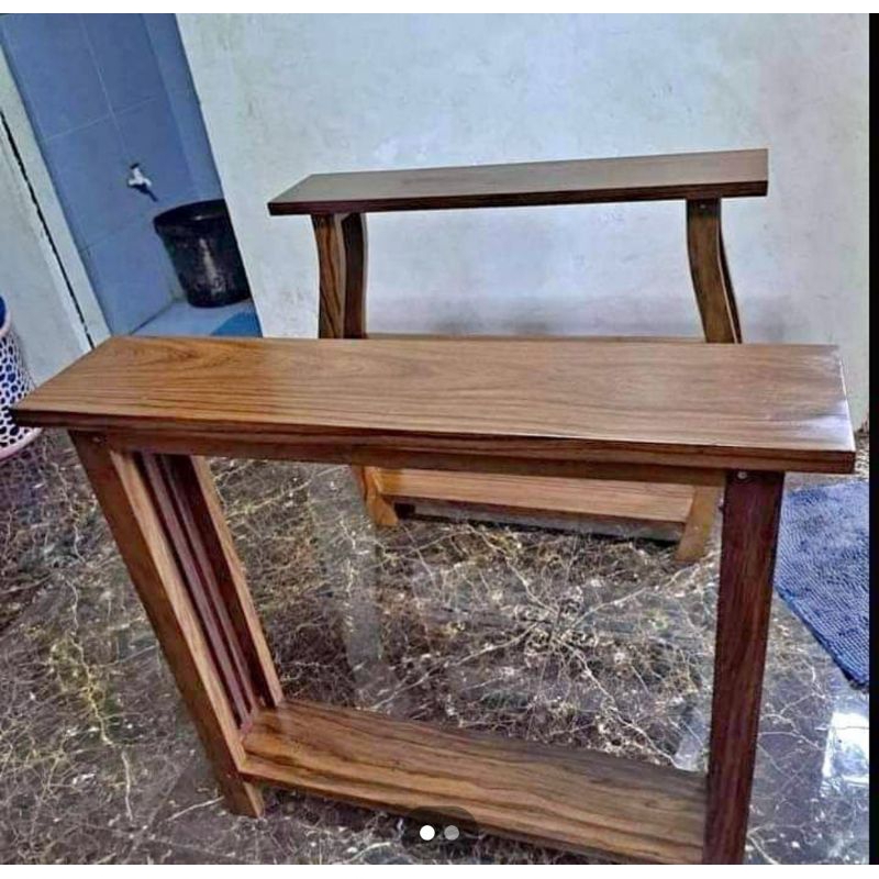 Magkuno Side Table/ Side Table/Wooden Side Table/Bedside table | Shopee ...