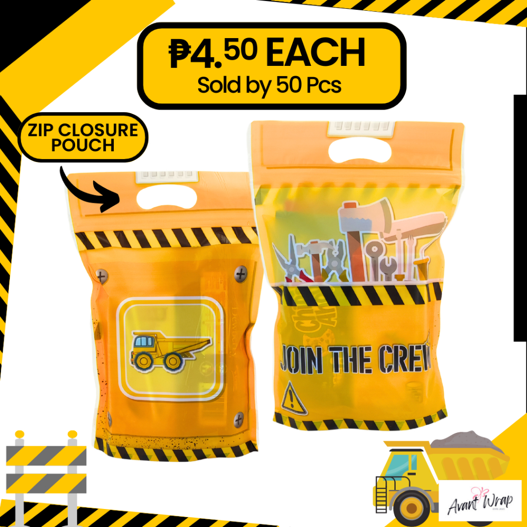 (50 PCS) PP1003 Tools Construction Loot Bag Chips Bag Chipsbag Ziplock ...