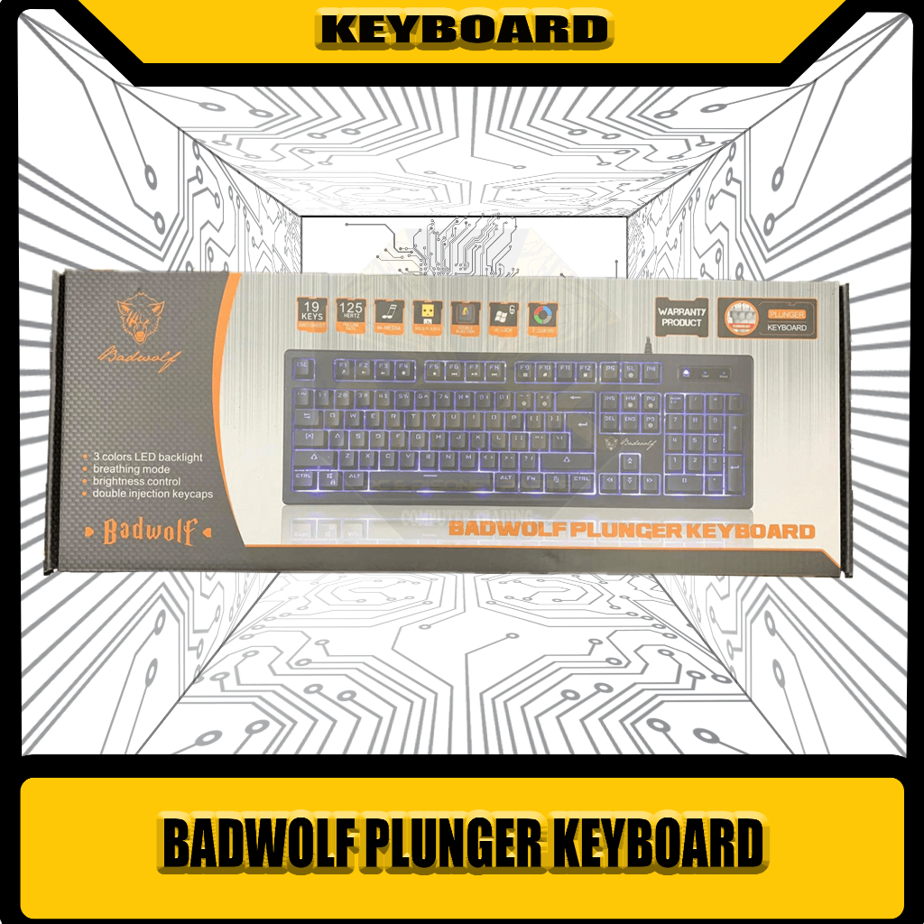 Badwolf Plunger Keyboard | Shopee Philippines