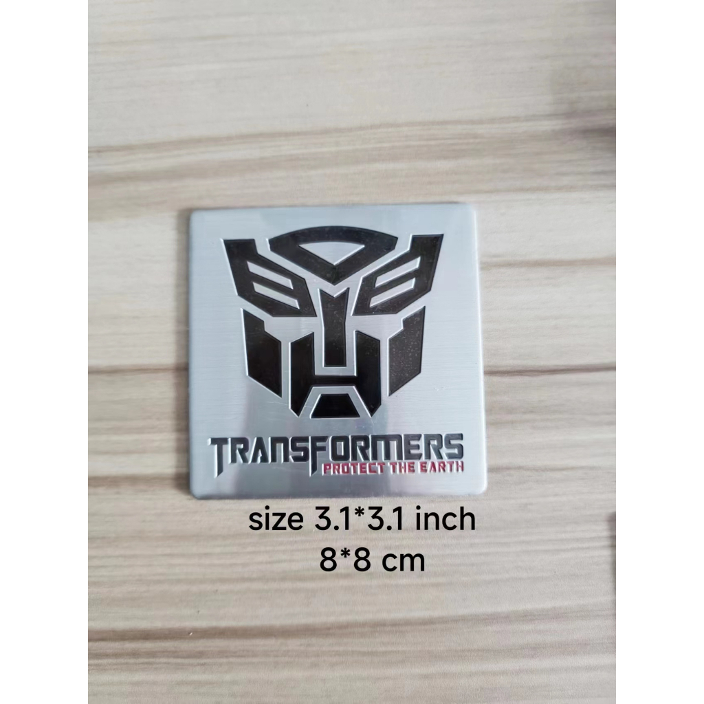 GAZ.PH_ Motorcycle car universal sticker alloy 3d stickers transformers ...