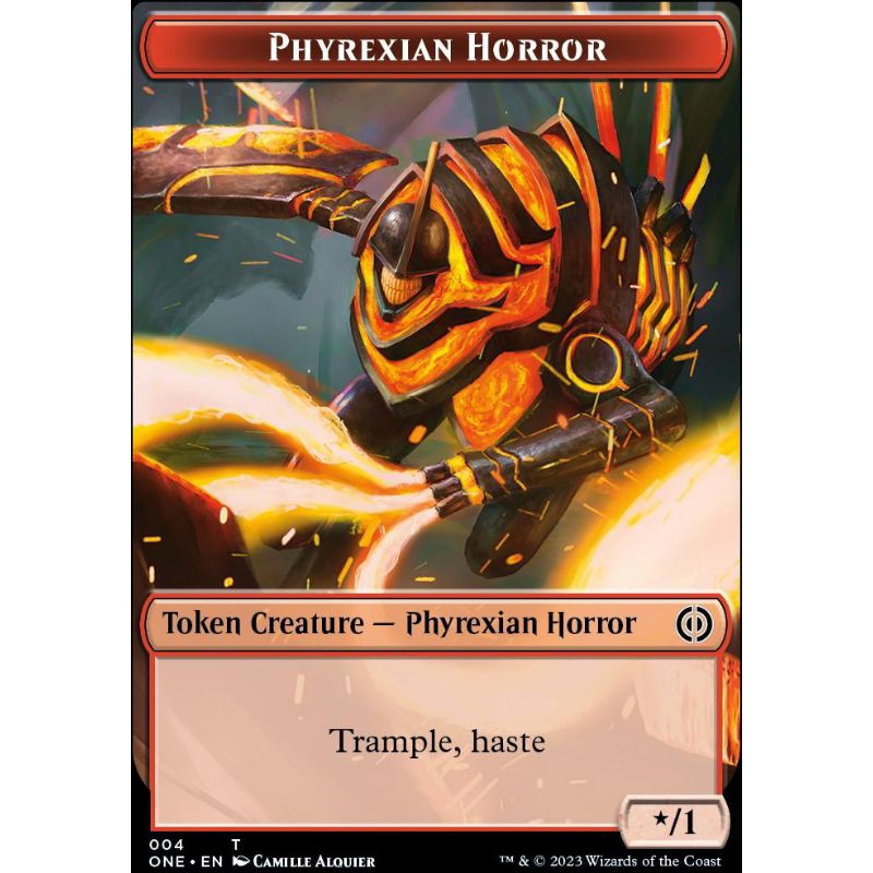 Phyrexian Horror (token) - ONE - Common - MTG Cards (WotC) | Shopee ...