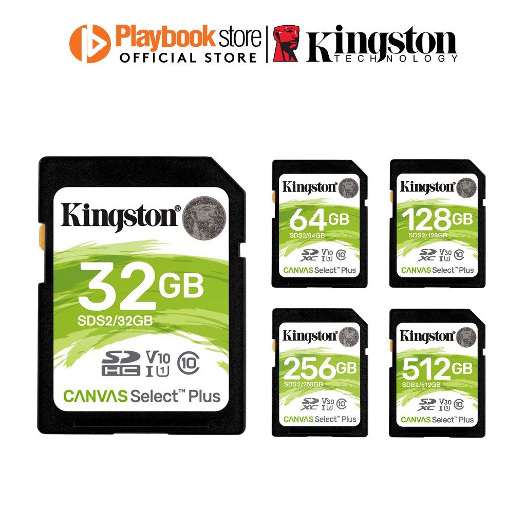 Kingston Canvas Select Plus SD Card 256GB/512GB MicroSDHC MicroSDXC for Cameras | Shopee Philippines