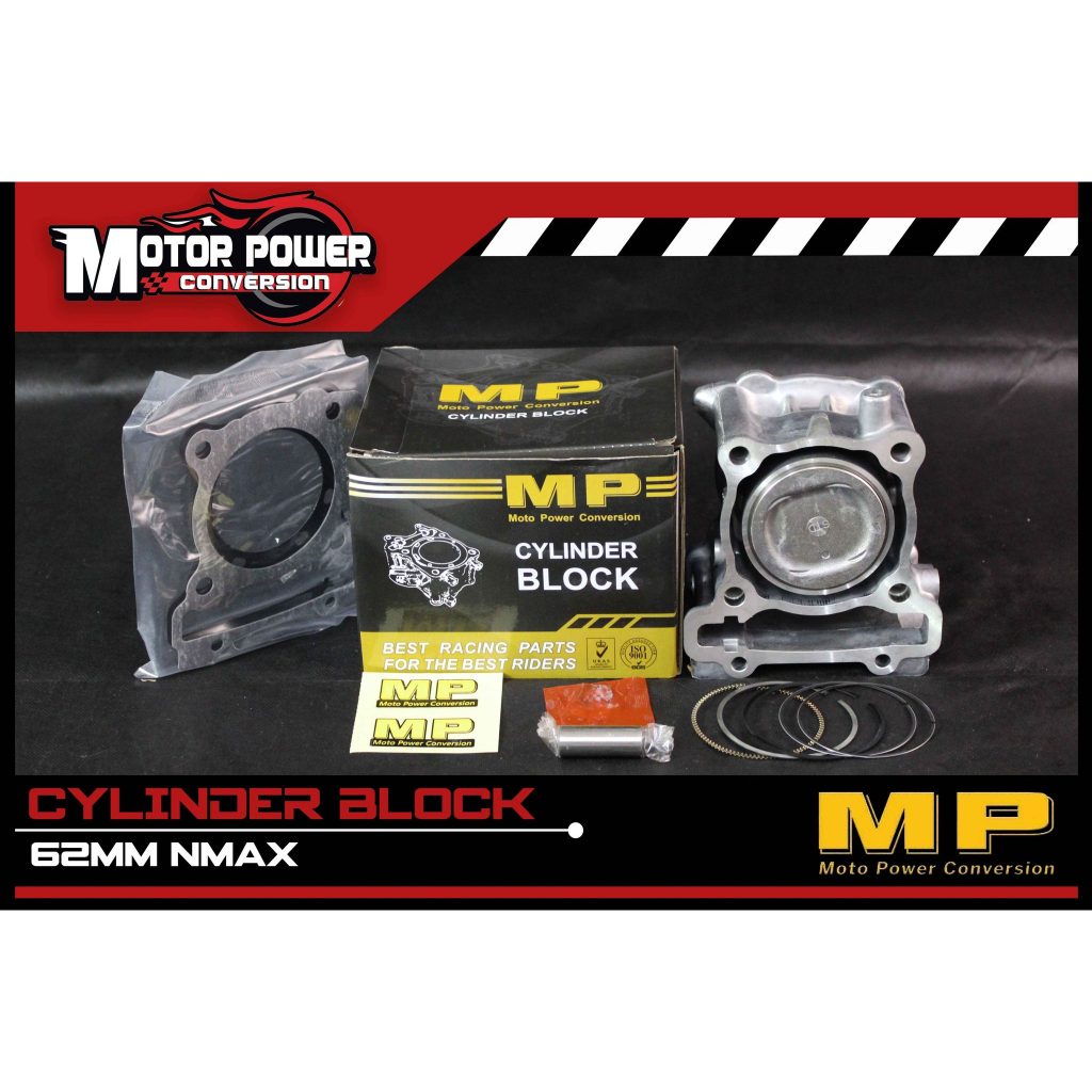 MP cylinder block yamaha nmax 155 aerox 155 62MM | Shopee Philippines