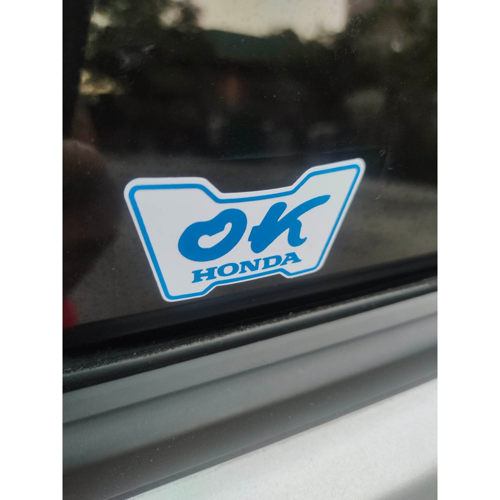 OK HONDA CUT OUT CAR STICKER | Shopee Philippines