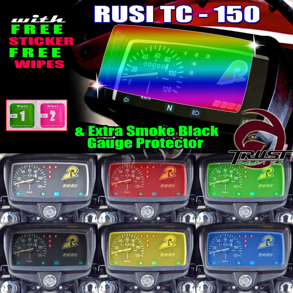 BUY1GET1FREE Rusi TC-150 / Macho 150 Gauge Protector TD | Shopee ...