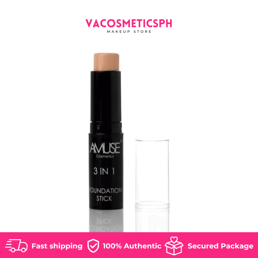 AMUSE 3 in 1 Foundation Stick | Shopee Philippines