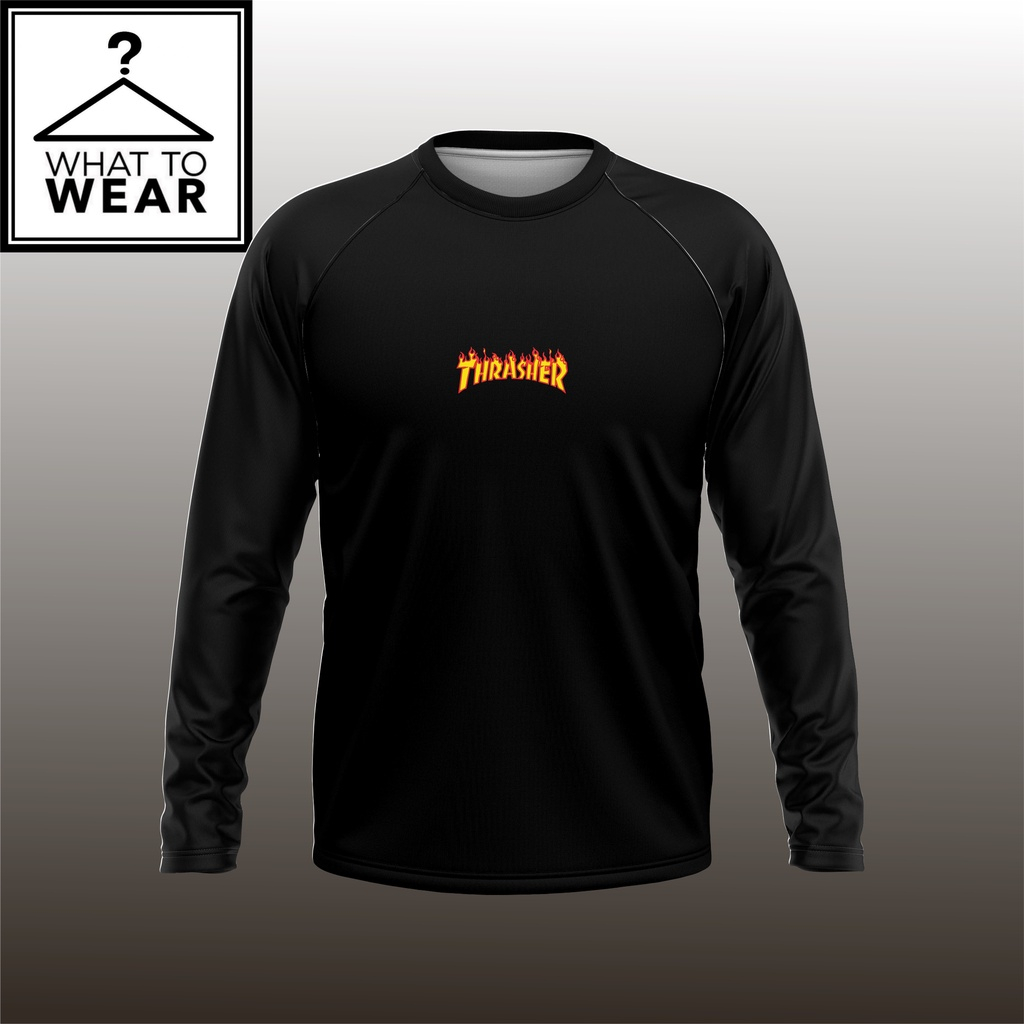 ADULT PLAIN BLACK RASH GUARD with PRINTS - Swimwear for Men & Women ...