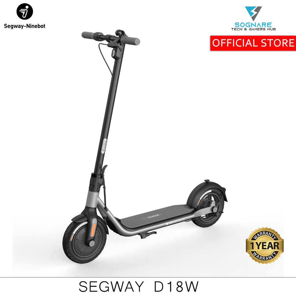 Segway Ninebot D18W Electric Kick Scooter | Shopee Philippines