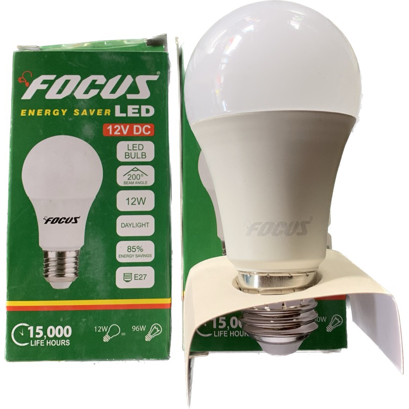 Focus 12v battery DC volts led bulb 10w 12w 15watts | Shopee Philippines