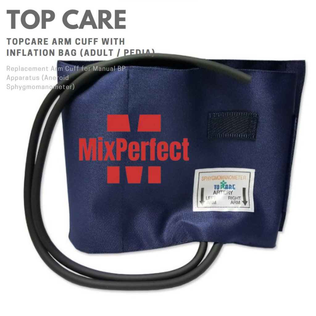 (MIX-J) Topcare Arm Cuff with Inflation Bag (Adult / Pedia) | Shopee ...