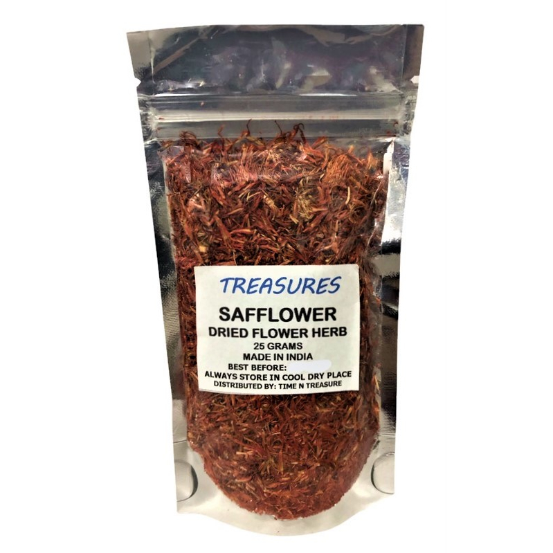 Treasures Safflower Dried Flower Herb - Kusum - Kasubha - 100% Pure ...