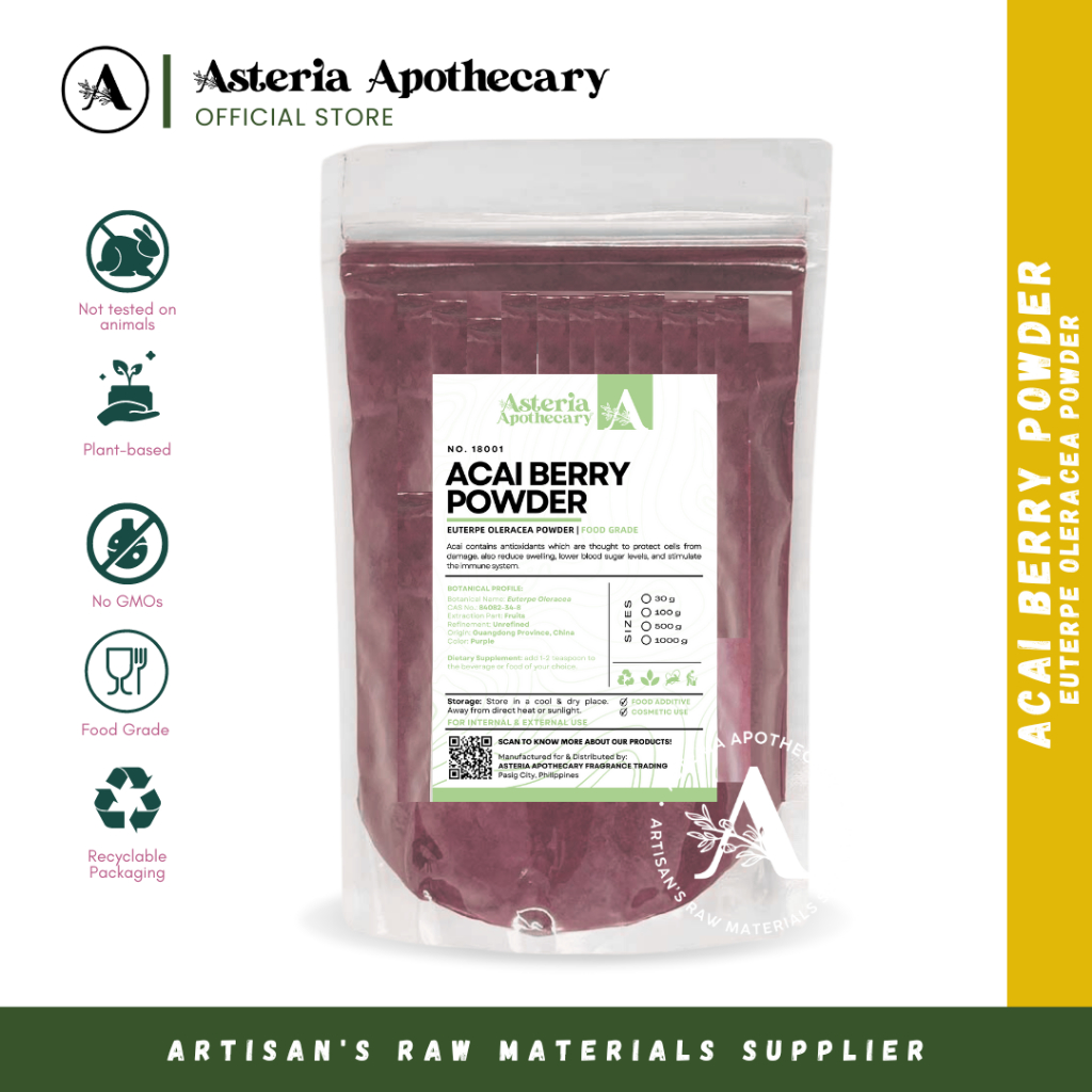 Acai Berry Powder 30g & 100g - Asteria Apothecary | Shopee Philippines
