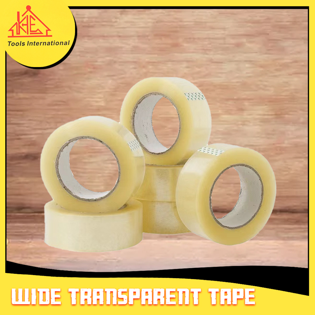 Wide Transparent Tape Big Roll Sealing Tape Long Express Packing ...