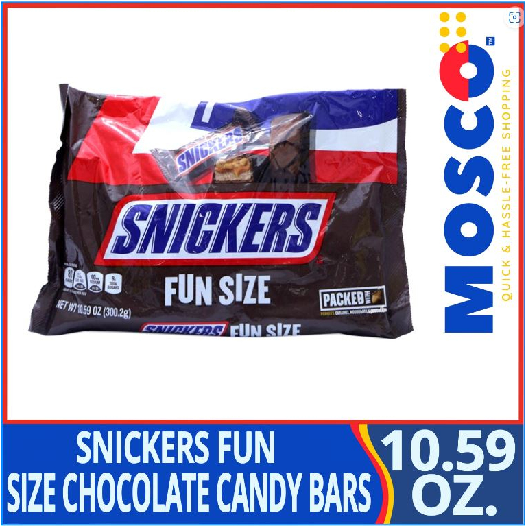 Snickers Fun Size Chocolate Candy Bars 10.59 oz. | Shopee Philippines