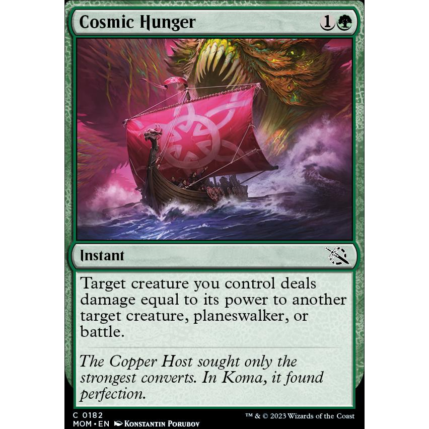 Cosmic Hunger - MOM - Common - MTG Cards (WotC) | Shopee Philippines