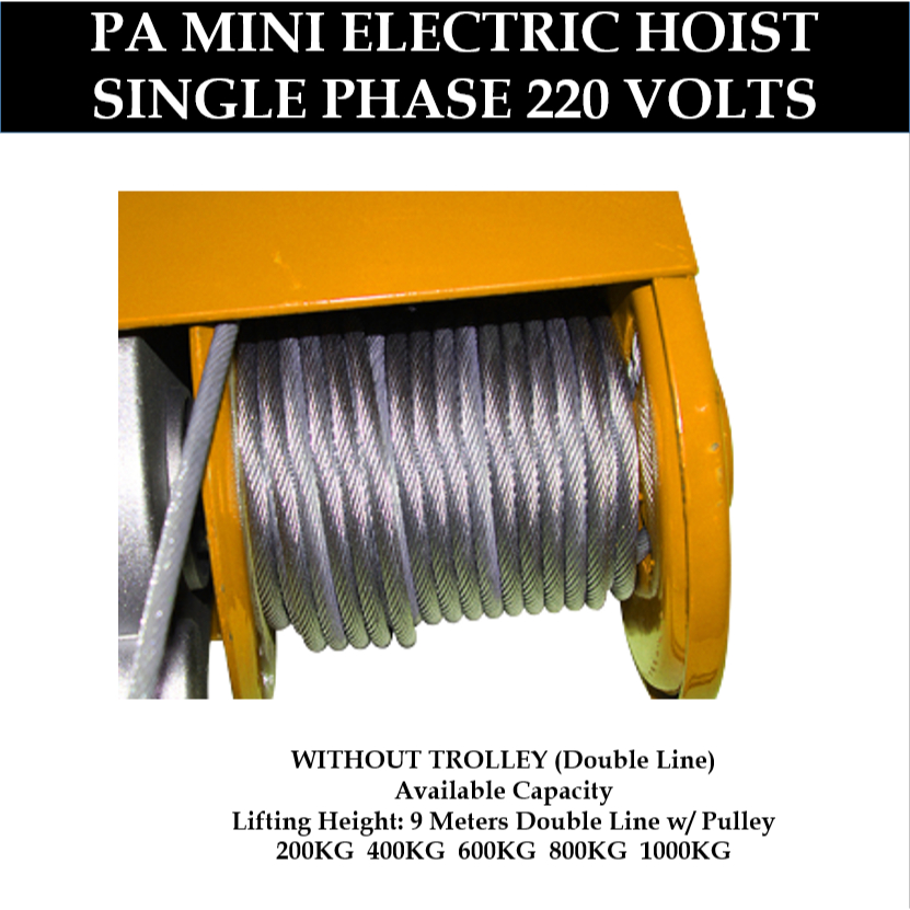 RTK 200-1000Kg With or Without Trolley Electric Hoist Heavy Duty ...