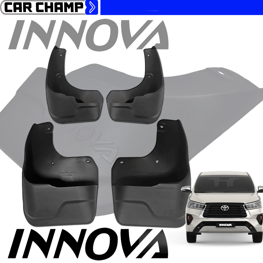 Toyota Innova 2016 to 2024 OEM Mud guard W/ 8PCS SCREWS Mud Flaps ...