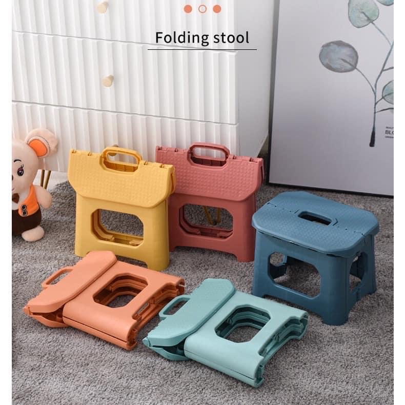 Premium thick portable and foldable stool mini chair kitchen step stool ...