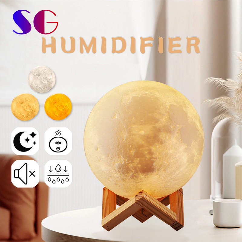 880ML Moon Aromatherapy Essential Oil Diffuser humidifier Humidifier ...