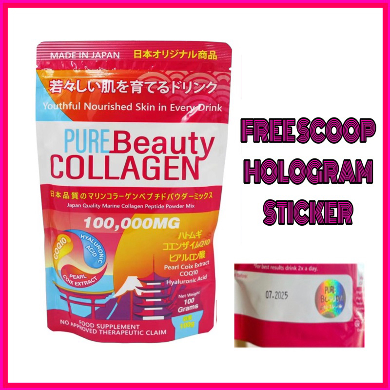 ORIGINAL PURE BEAUTY COLLAGEN POWER 100g | Shopee Philippines