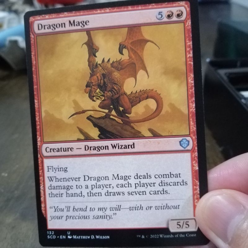 1 M20 Dragon Mage SCD M20 card magic commander EDH | Shopee Philippines