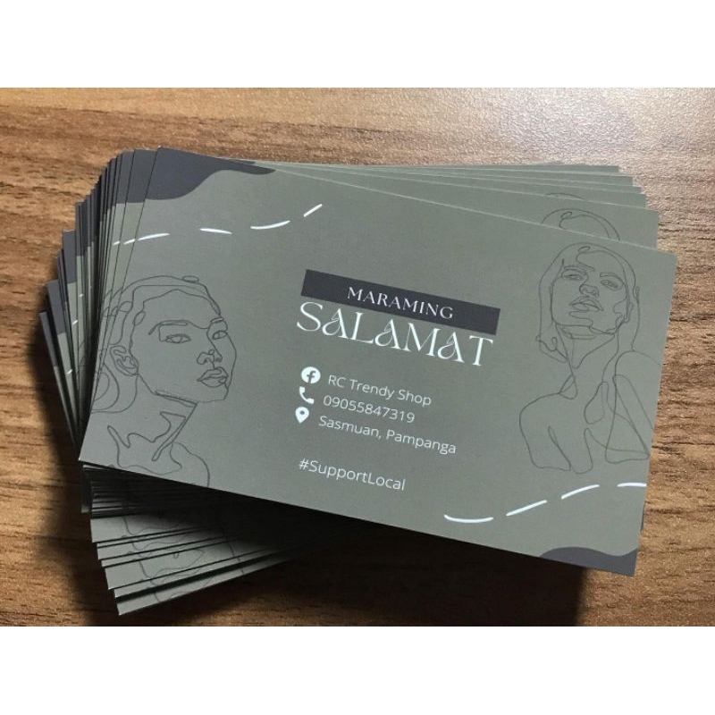 50pcs Filipino Thank You Cards | Shopee Philippines