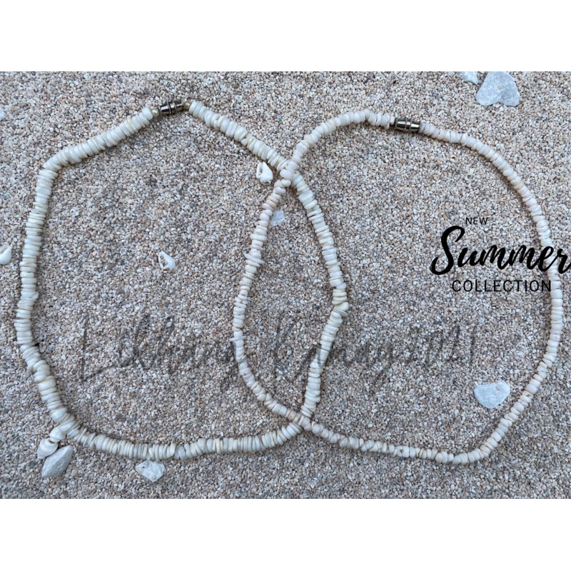 LIKHANG KAMAY Cowrie/Puka Shell Necklace Choker Bohemian Boho Summer ...