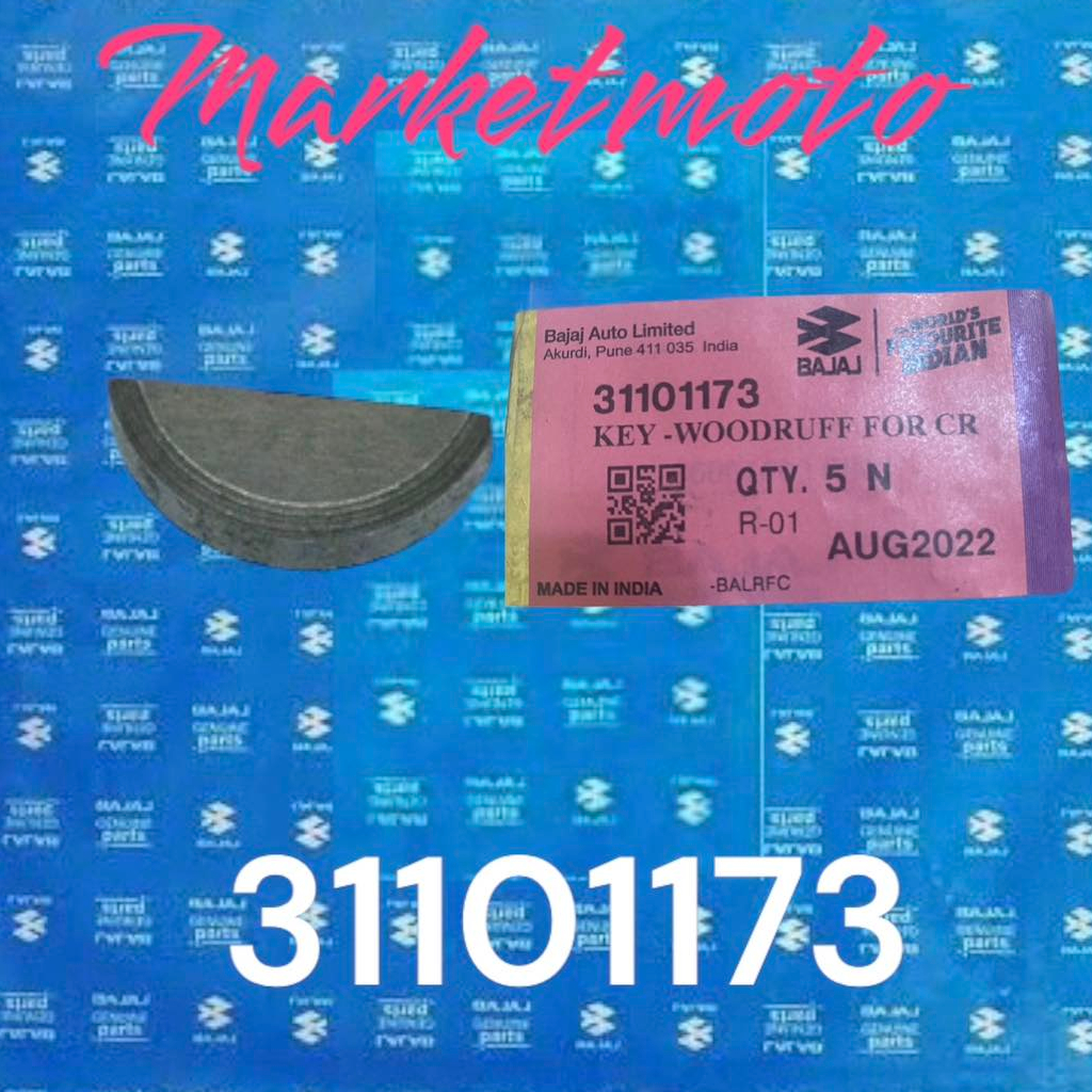 CRANKSHAFT KEY WOODRUFF CUNA KUNYA Rouser CT KTM Genuine 31101173 ...
