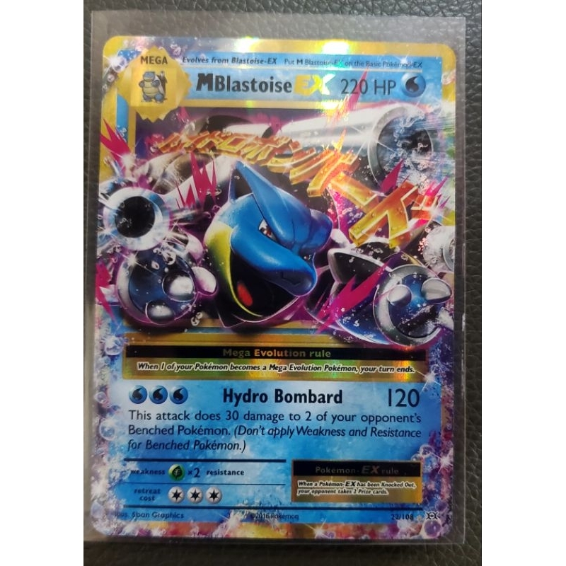 M Blastoise EX 22 / 108 Holo Ultra Rare XY Evolutions Pokemon | Shopee ...