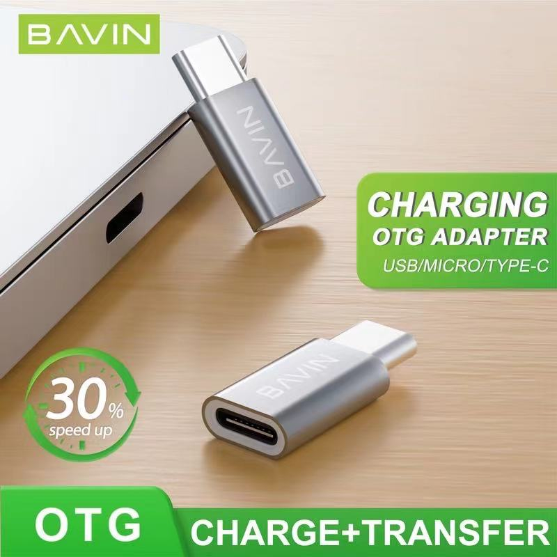 BAVIN OTG Adapter Micro to Type-C IOS Conversion for Charging and Data ...