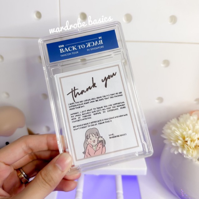 EXO SC Back to Back Concert Ticket Frame/ Photocard Frame with Stand ...