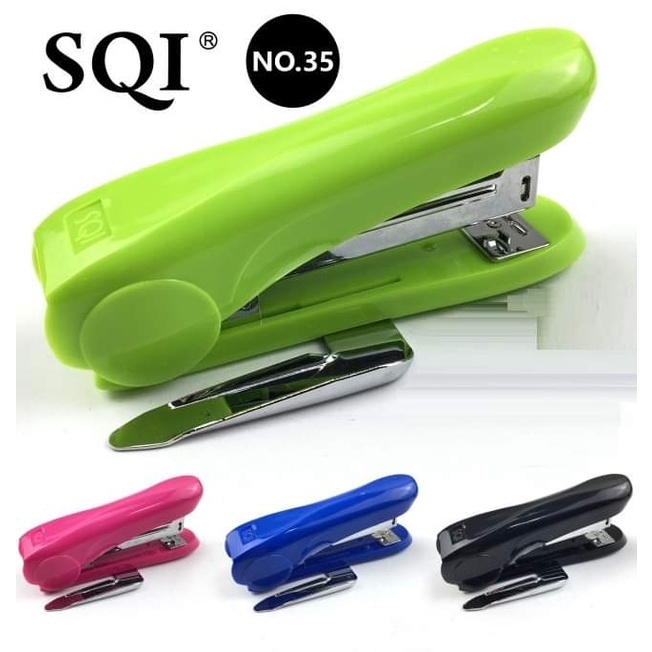 SQI Office Stationery Plastic Stapler With Staple Wire Remover, No 35 ...