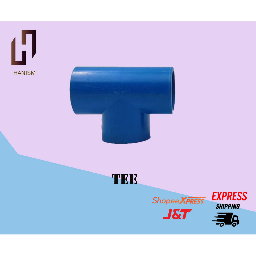 PVC Blue Tee 1/2" 3/4" 1" 1 1/4" 1 1/2" 2" | Shopee Philippines