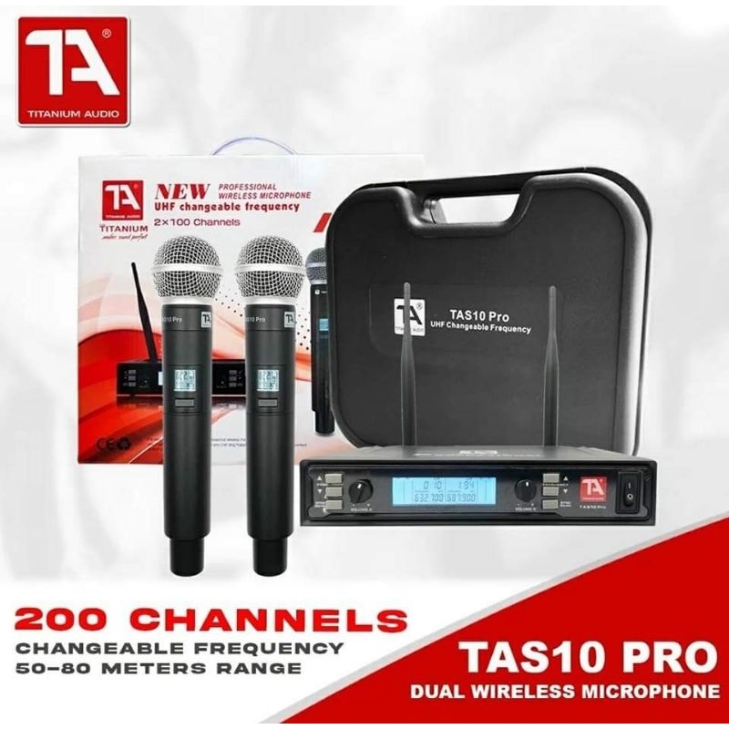 Titanium Audio TAS10 Pro Professional Wireless Microphone | Shopee ...