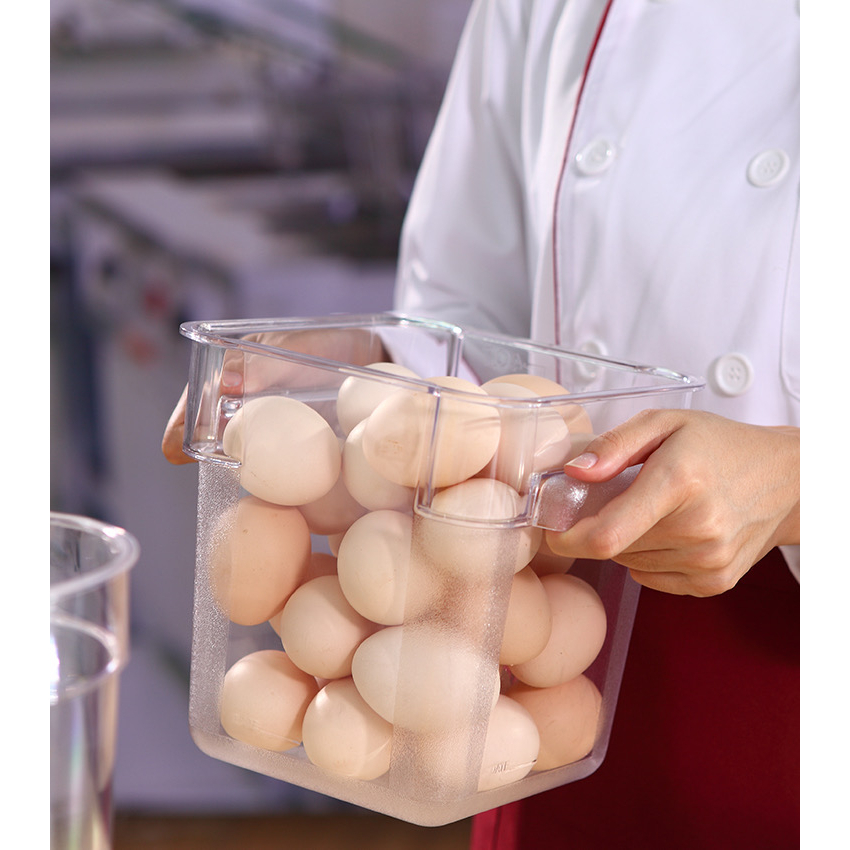 PC Square Food Storage container organizer Plastic Kitchen Refrigerator ...