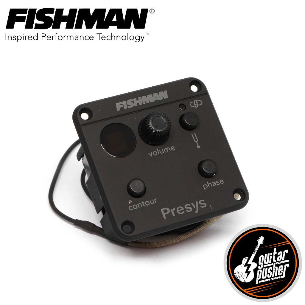 Fishman Presys I (prev. Isys T) Acoustic Guitar Piezo Pickup System ...
