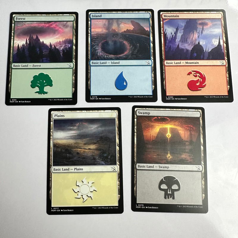 FOREST SWAMP ISLAND PLAINS MOUNTAIN | BASIC LAND | MOM MARCH OF THE ...
