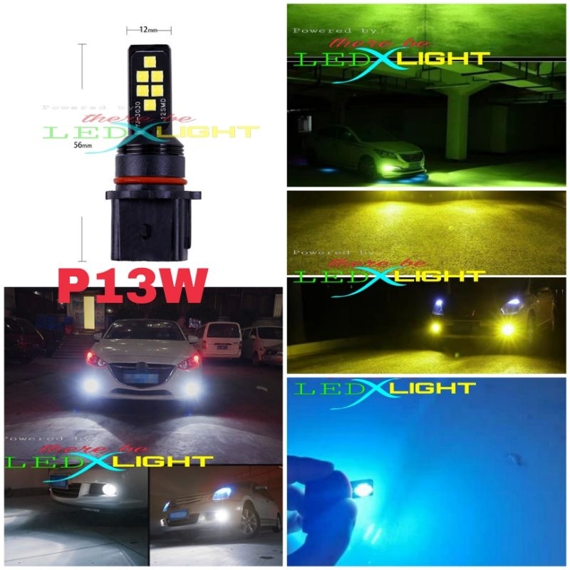 P13W DRL ledlight foglight for car 1pair | Shopee Philippines