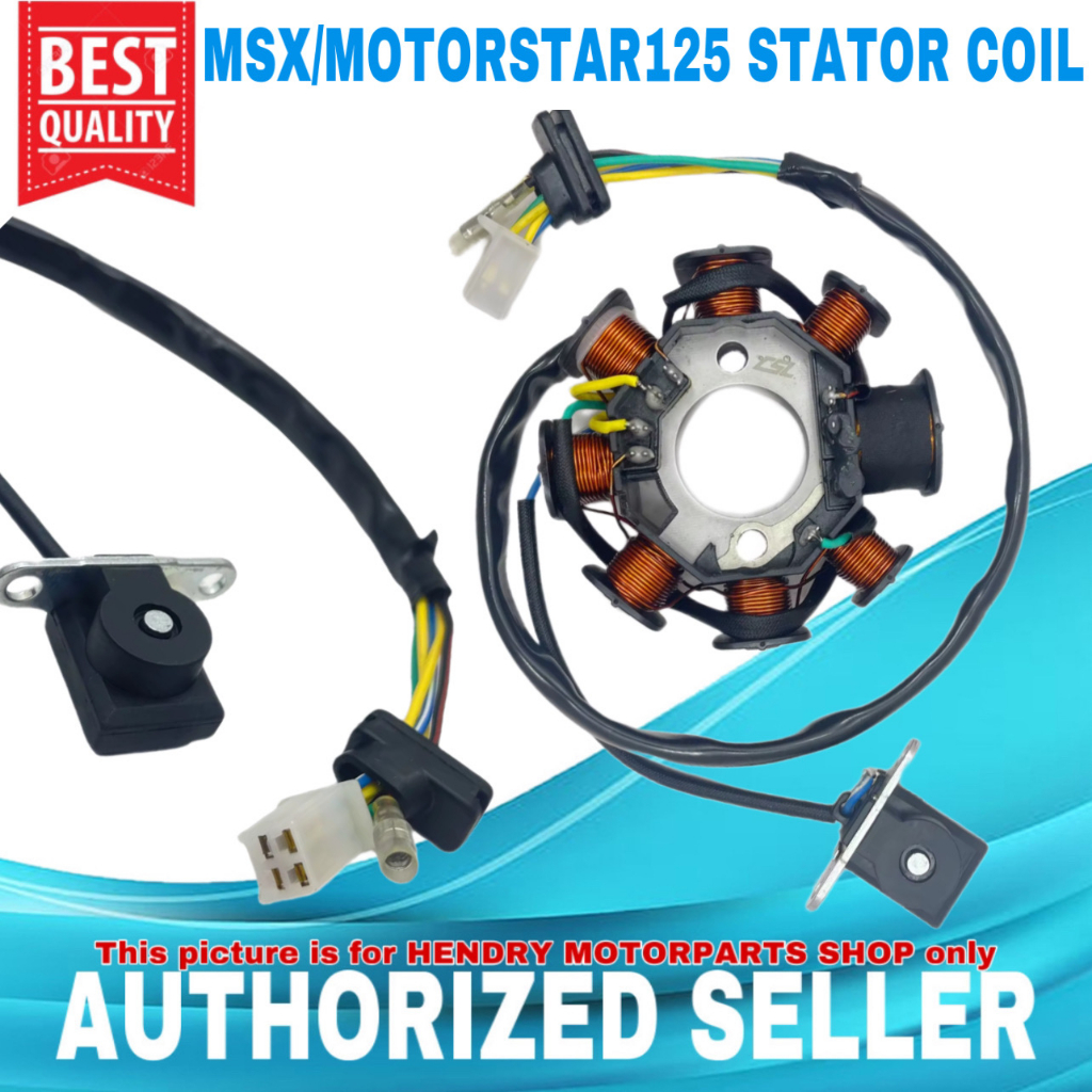 CSL Stator Coil For Yamaha Msx / Motorstar 125 Motorcycle | Shopee ...