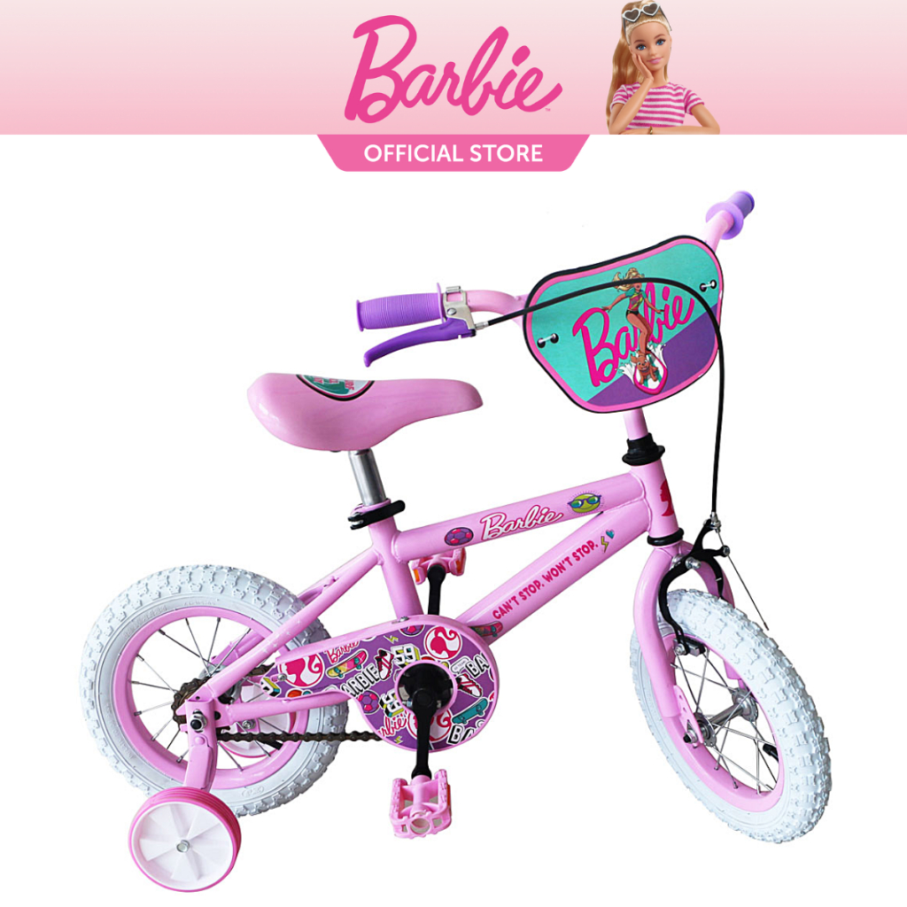 Barbie 12" Girl's Bike, Pink | Shopee Philippines