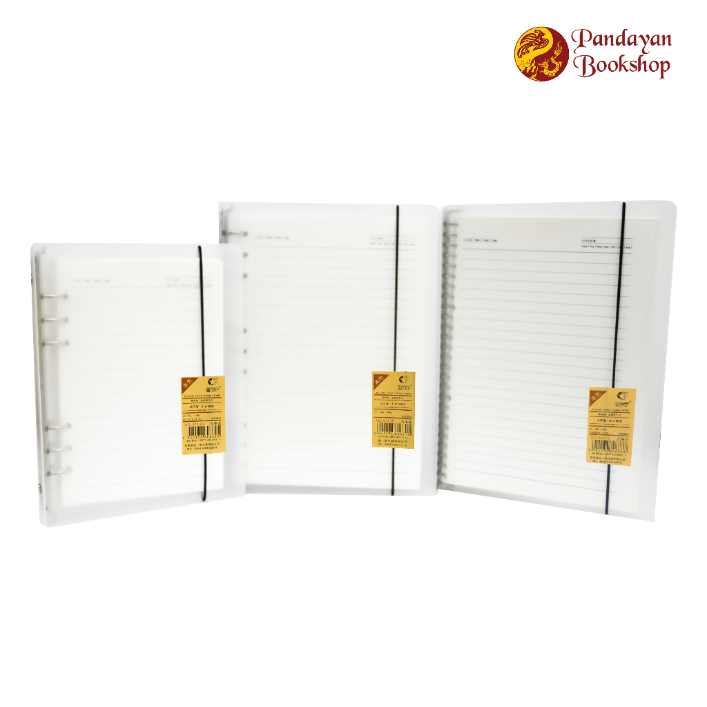CSO Refillable Loose-Leaf Notebook with Metal Hole Clamp | Shopee ...