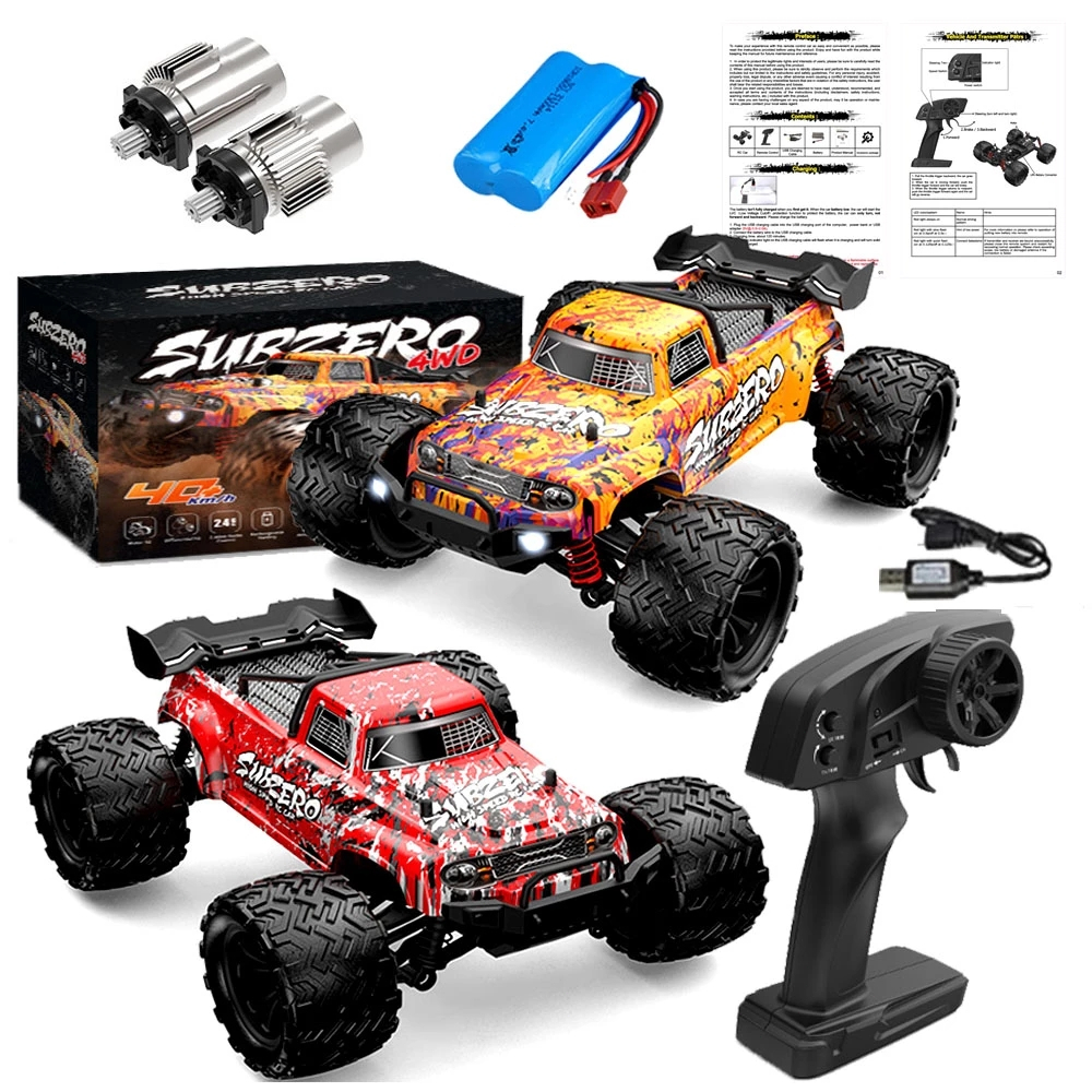 (COD)1:16 RC Car 20KM/H 4WD Remote Control Vehicle 2.4Ghz Monster Truck ...