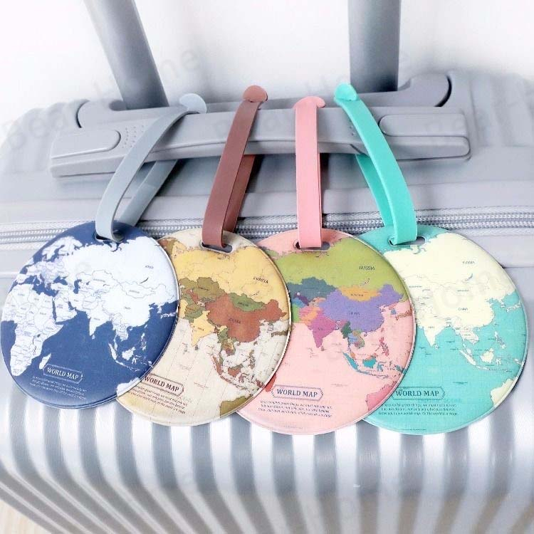 Map Luggage Tag Luggage Accessories Silicone Luggage Tag/Luggage Tag ...