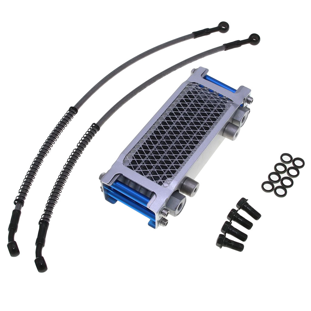 Universal Cooling Radiator Motorcycle Engine Oil Cooler for Motorbike ...