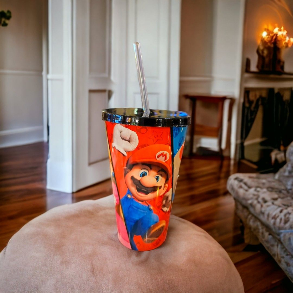 The Super MARIO BROS. Plastic Cup 44oz.In Movie 2023 Cinemas Theatres ...