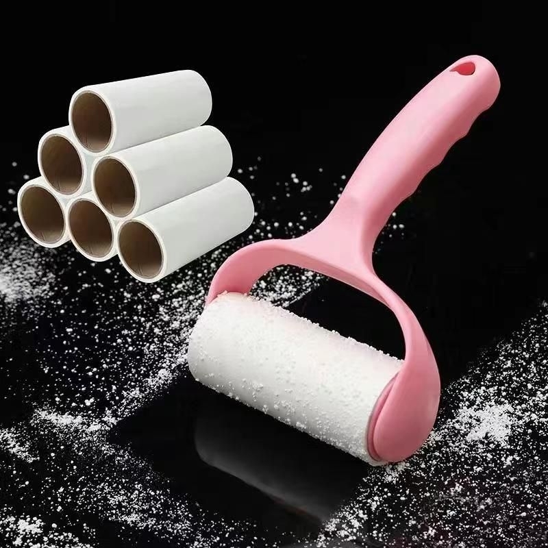Sticky Hair Roller with cover Clothes Cleaning Dust Removal Strong ...