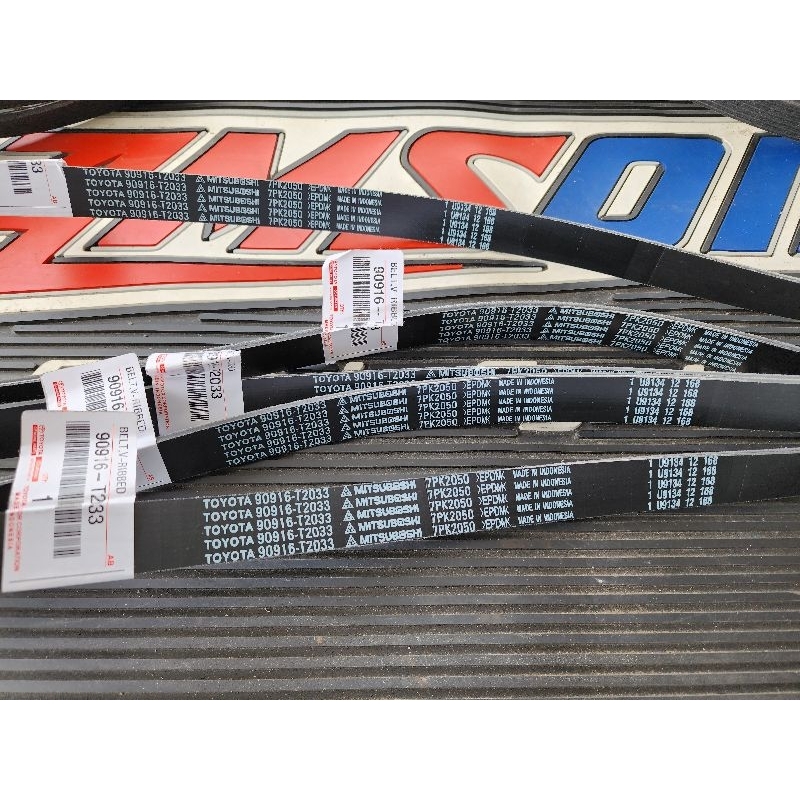 TOYOTA Drive Belt Innova Fortuner Hilux (1pc) SKU: 90916-T2033 | Shopee ...