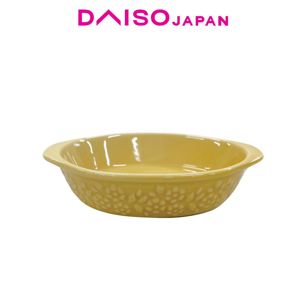 Daiso Mustard Gratin Dish Plate | Shopee Philippines