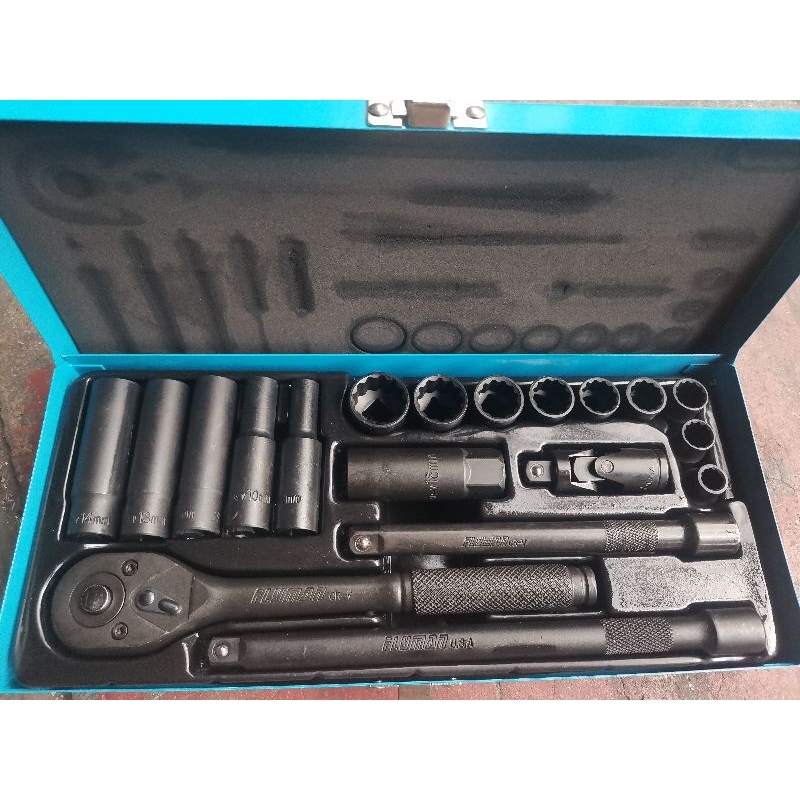 19pcs socket wrench set original | Shopee Philippines