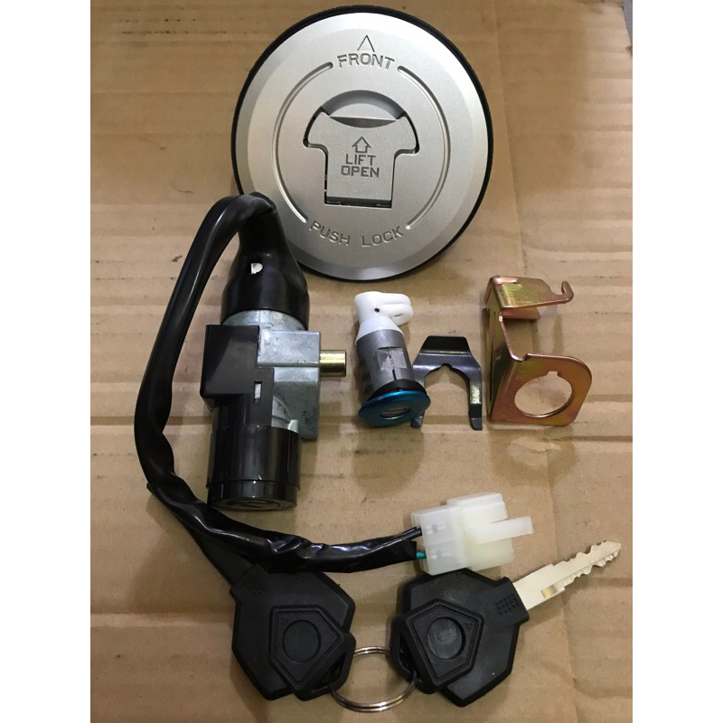 RUSI KORAK 110/GREMLIN 110 IGNITION SWITCH ASSEMBLY WITH FUEL TANK CAP ...